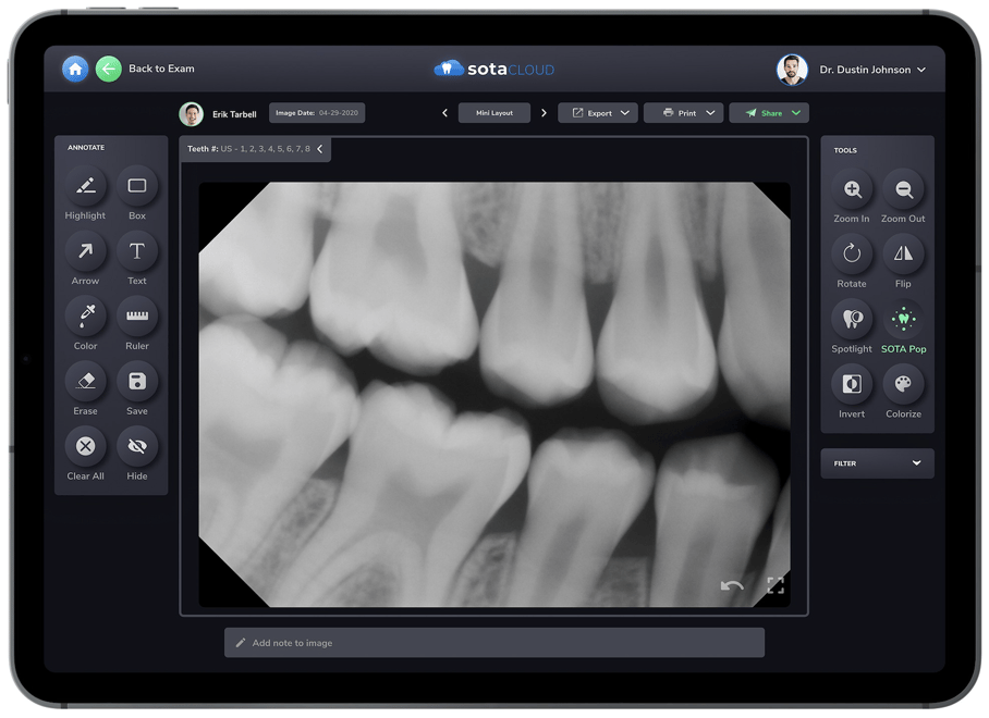 SOTA Imaging Launches Cloud-based Dental Imaging Software